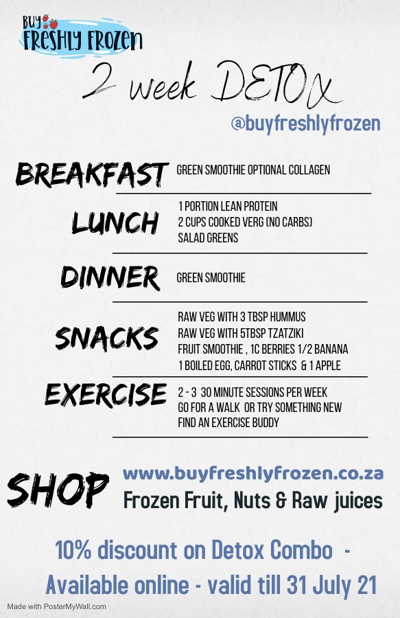2 Week Detox Challenge! - Buy Freshly Frozen